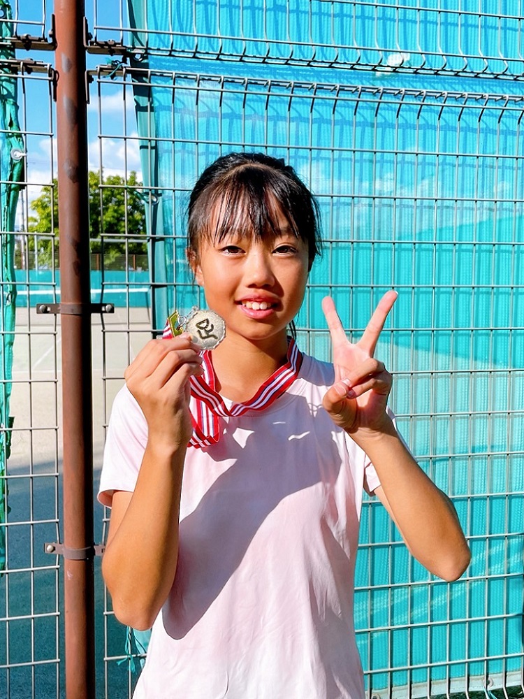 金井結空選手 優勝 相場玲那選手 準優勝 第60回足利市民総合選手権 一般女子シングルス